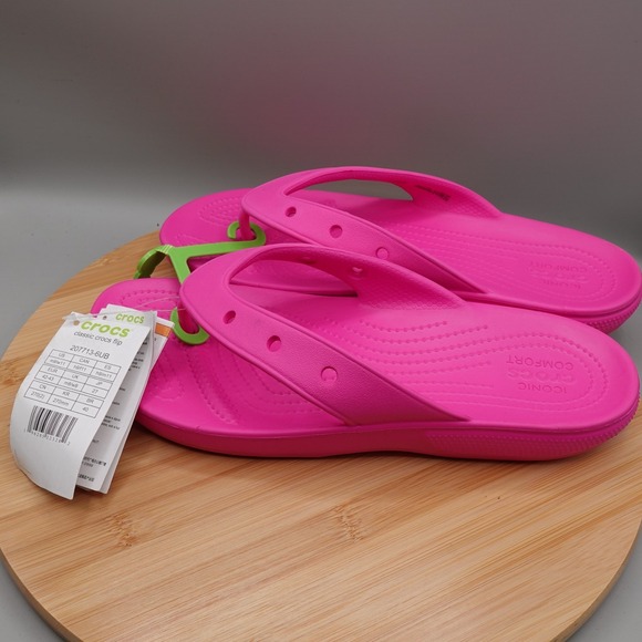 CROCS | Shoes | Nwt Crocs Classic Flip Flop Sandals Mens 9 Womens 1 Hot ...